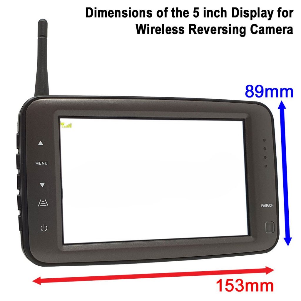 Digital Wireless Reversing Camera Kit with Black Sharp CCD Reversing ...